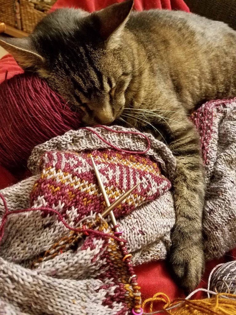 MacKenzie Speaks: Nordiska Sweater is Done! – Yarn, Books & Roses